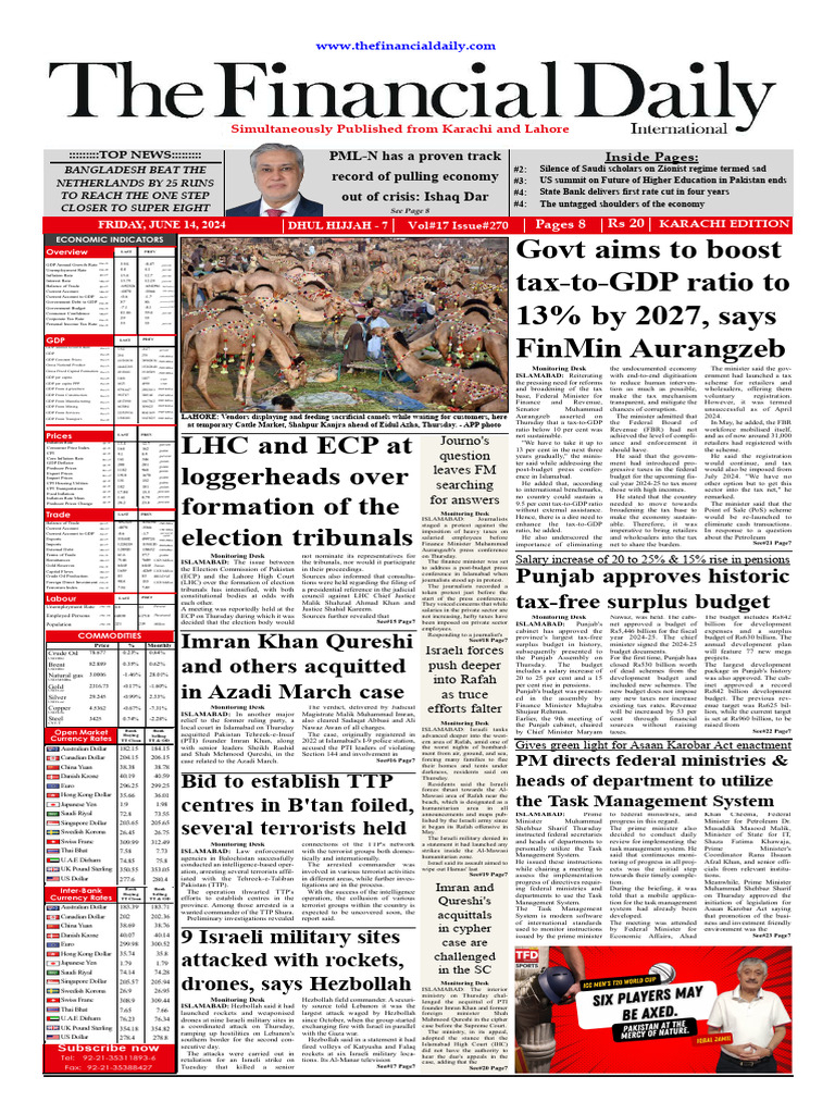 The Financial Daily Friday 14 June 2024 | PDF