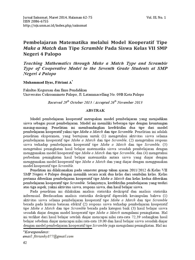 Pembelajaran Melalui KBM | PDF