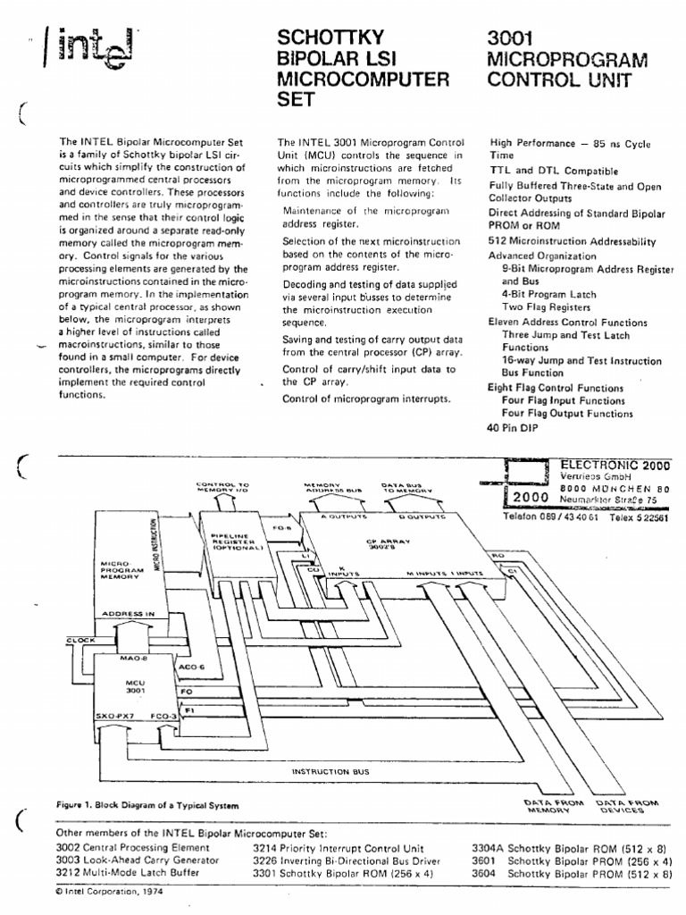 Intel 3001 | PDF