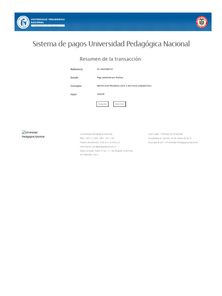 Retorno UPN | PDF
