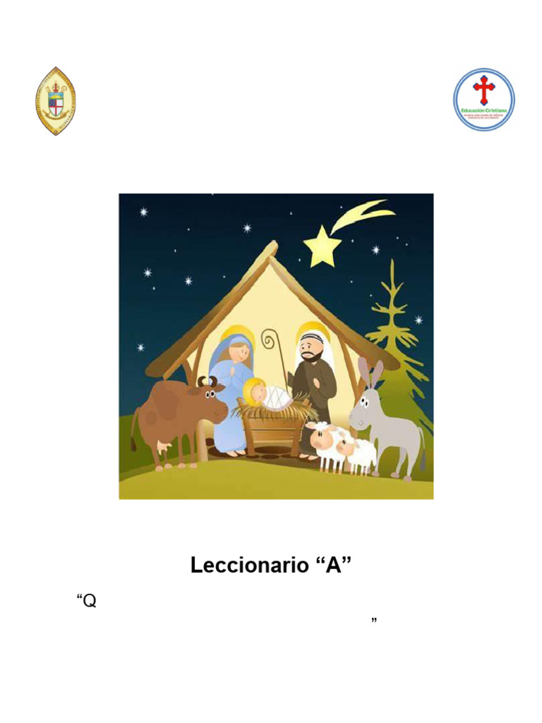 Manual Estación de Navidad Leccionario A | PDF