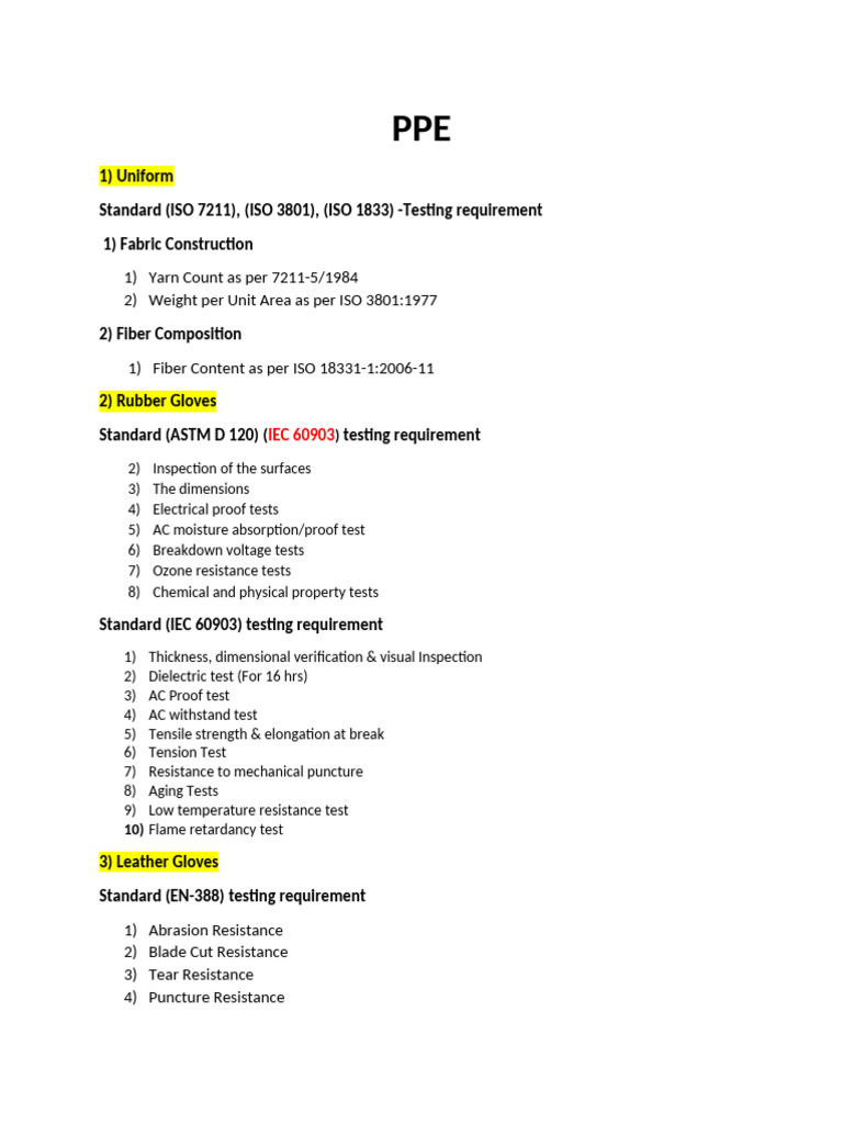 Test Performed On PPE-SPE | PDF