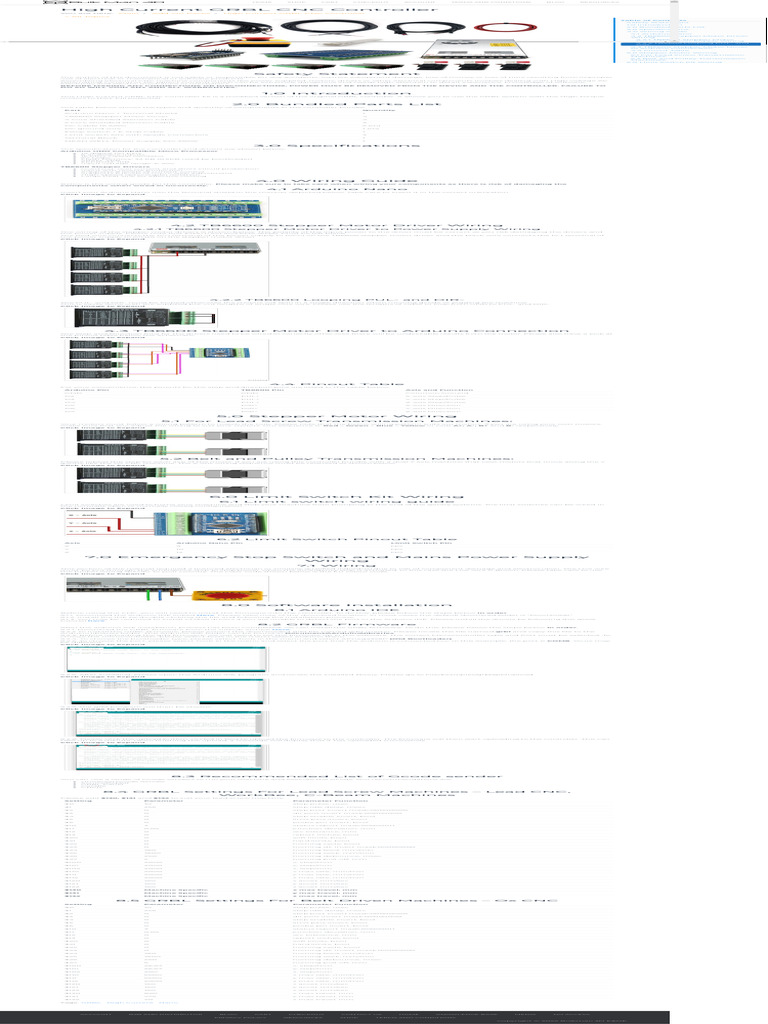 High Current GRBL CNC Controller – BULK-MAN 3D | PDF