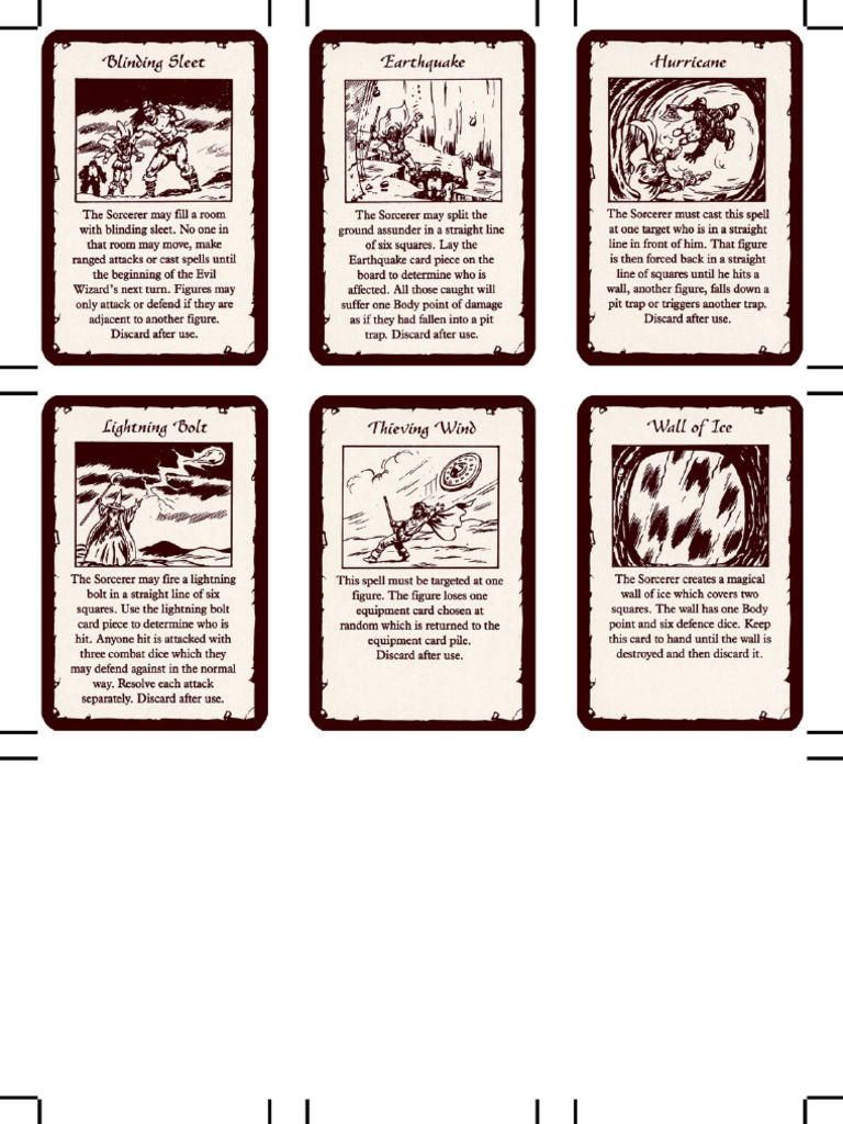 Wizards of Morcar Storm Master Spells | PDF