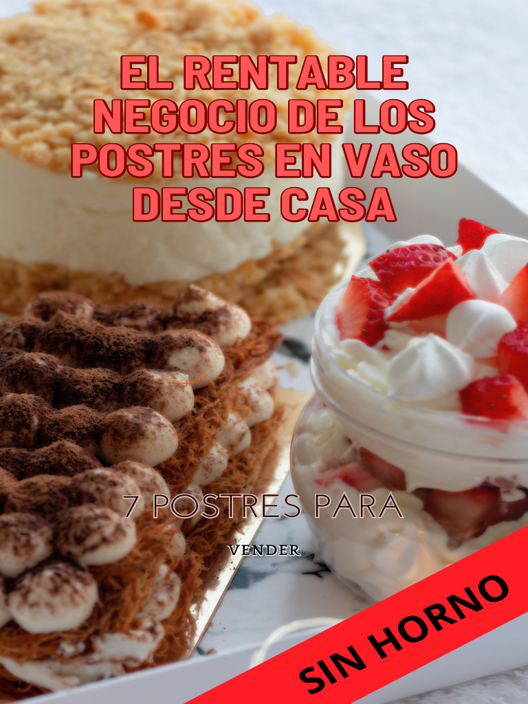 LIBRO POSTRES EN VASO COMO NEGOCIO (Inf. Valor) | PDF