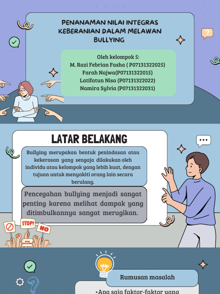 Integritas Keberanian Melawan Bullying | PDF