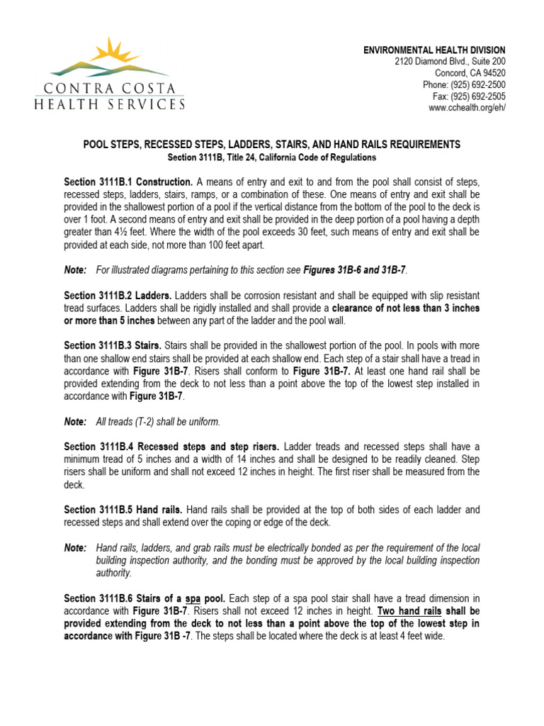 Pool-Steps-Recessed-Steps-Ladders-Stairs-and-Hand-Rails | PDF