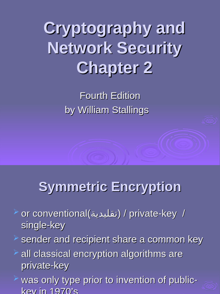SEC Ch2 Cryptography | PDF