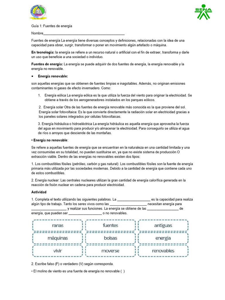 Guía 1 - Biomasa | PDF