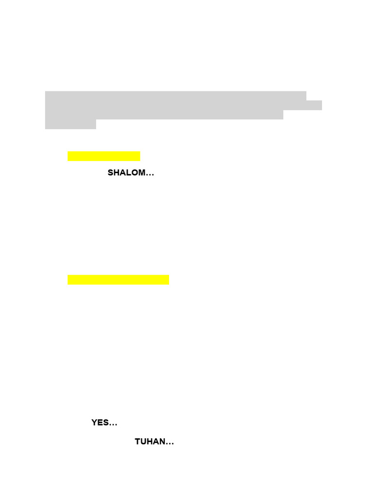 Script HL Tayang 30 June 2024 | PDF