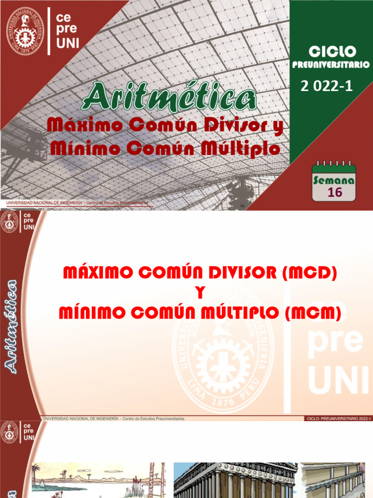 SEMANA 16-2022-1 MCD-MCM Final | PDF