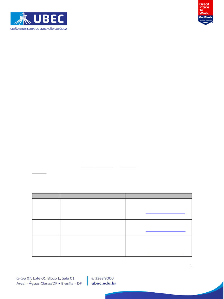 Resultado Da Classificacao Alterado UCB EAD | PDF