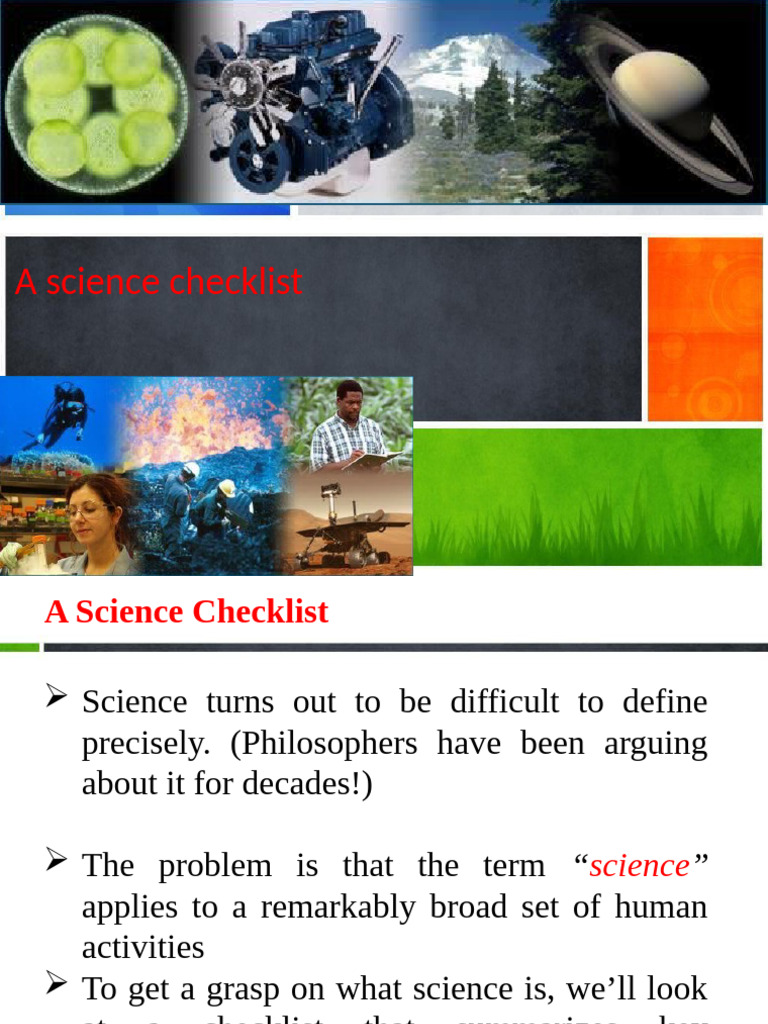 02 What Is Science Lecture 2 | PDF | Science | Cognition