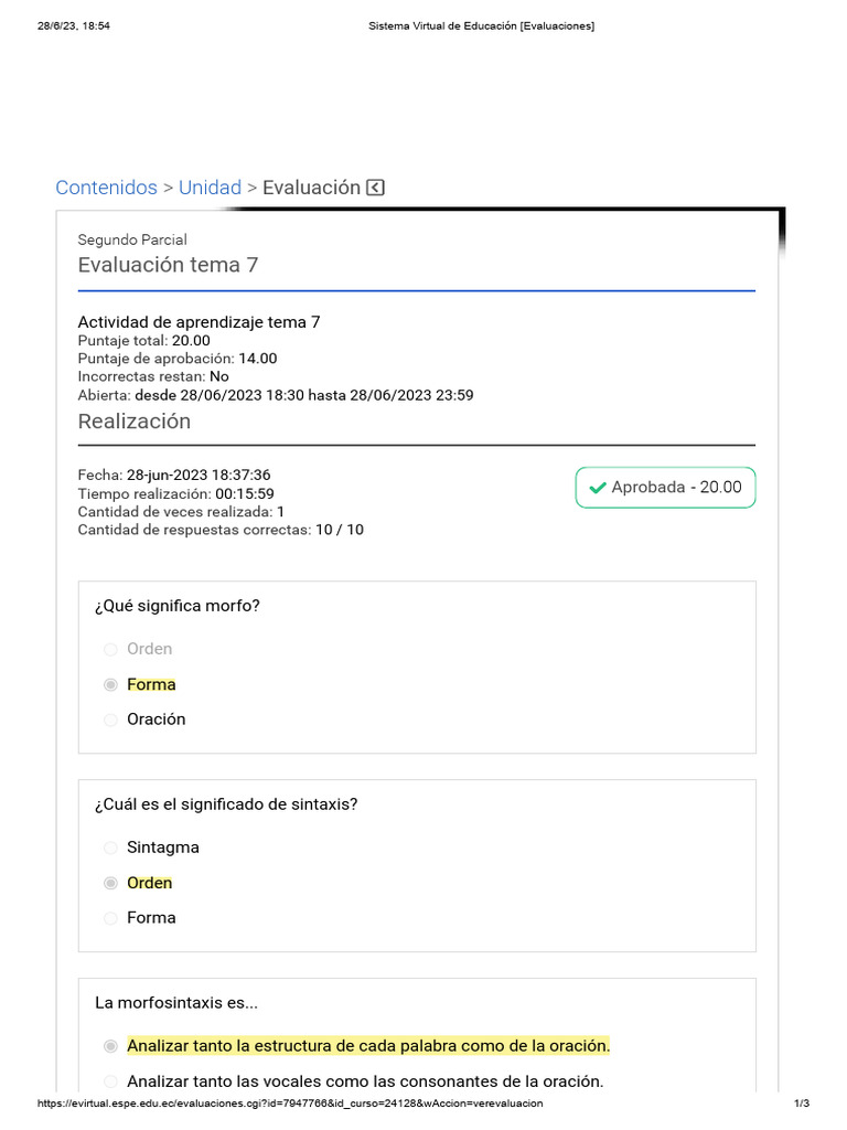 A.LyL CUESTIONARIOS-1 | PDF