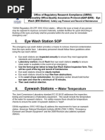 Eyewash Checklist | PDF
