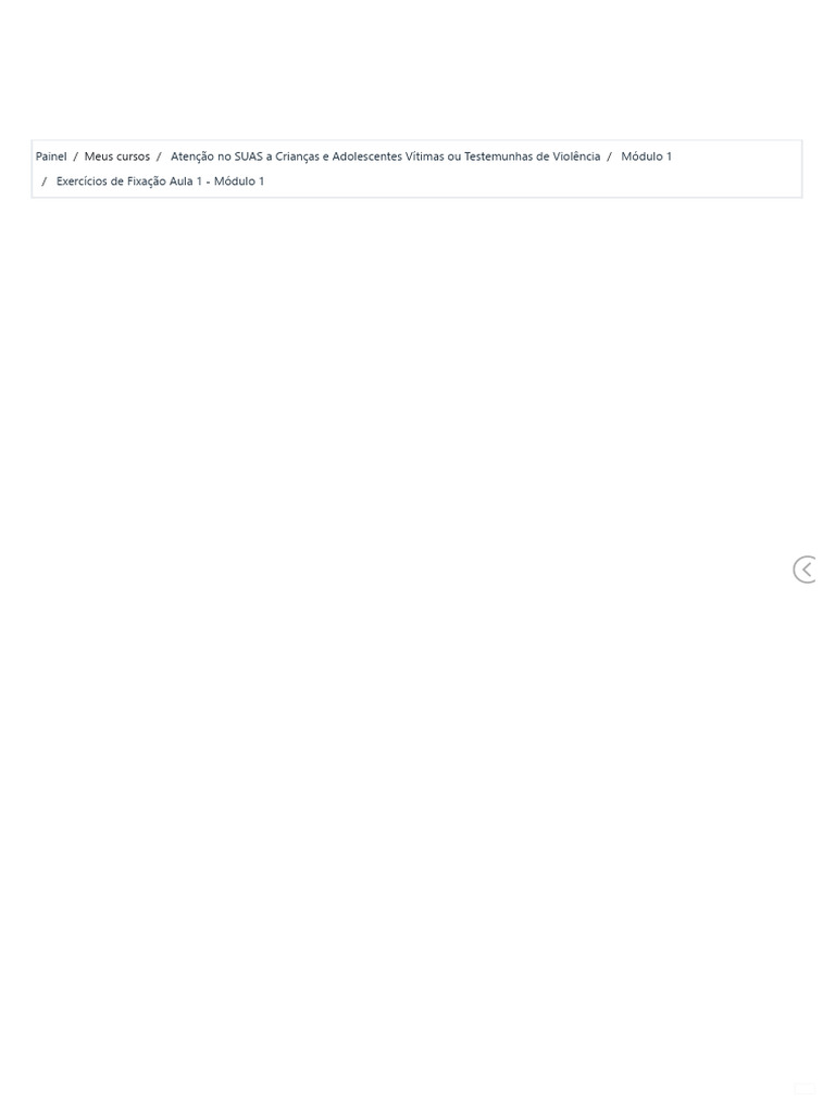 Exercícios - Módulo 1 | PDF