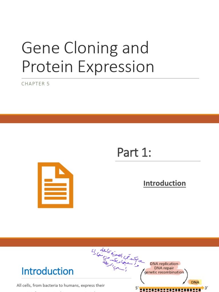 Chapter 5_ Gene Cloning and Protein Expression | PDF