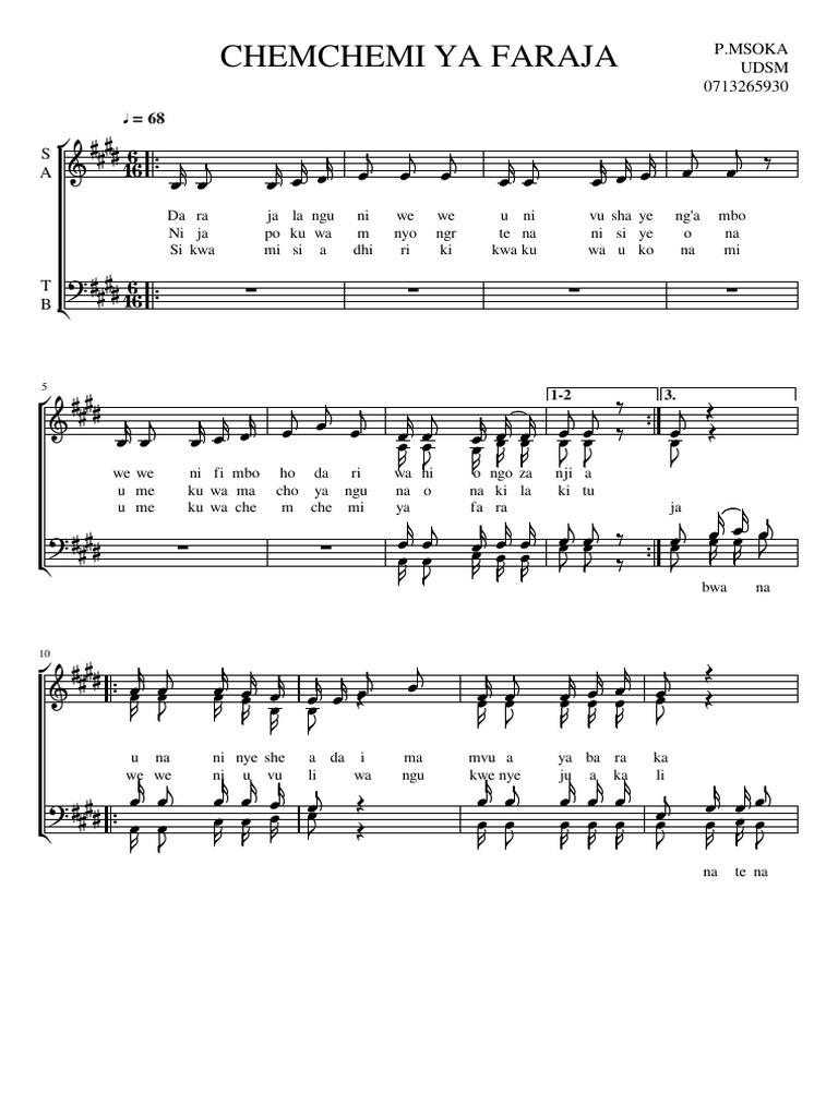 CHEMCHEMI YA FARAJA P Msoka | PDF