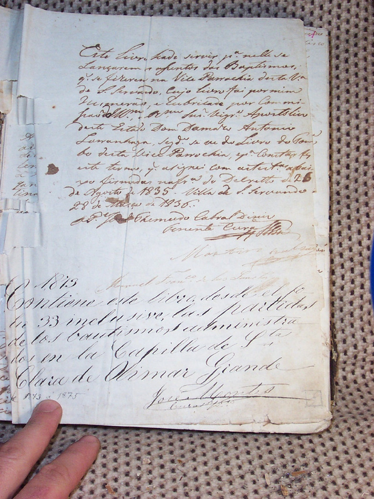 Bautismos Anexo 1806-1886 | PDF
