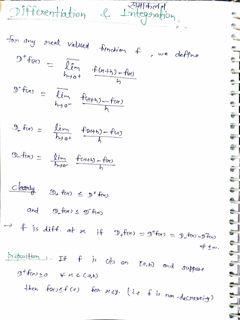 Integration & Differentiation | PDF