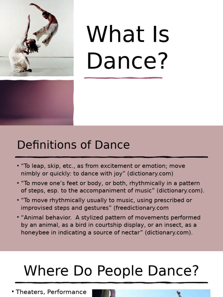 What Is Dance | PDF