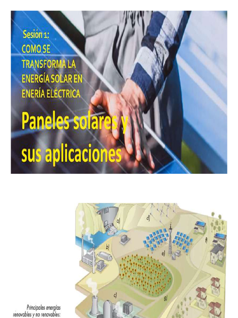 Paneles Solares 1 y 2 Clase | PDF