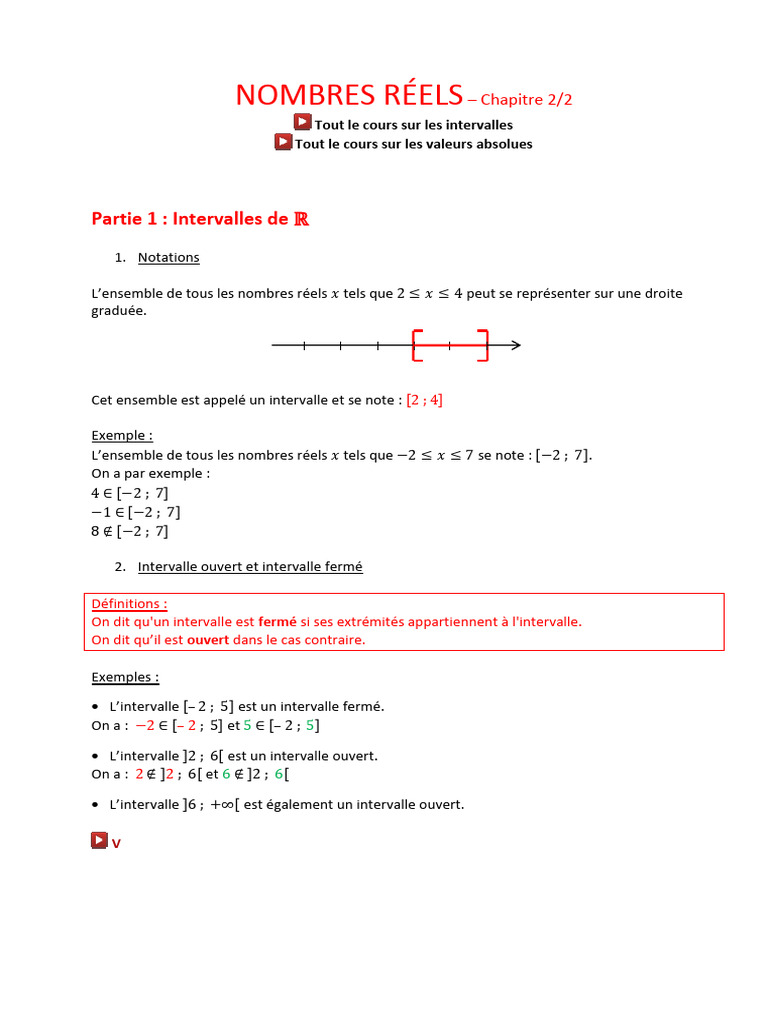 19 Nombres Reels 2 M | PDF