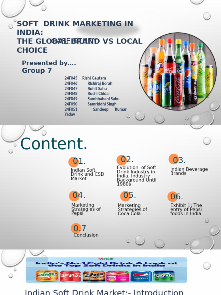 Soft Drink Group 7 Section 1 Final | PDF | Pepsi Co | Business