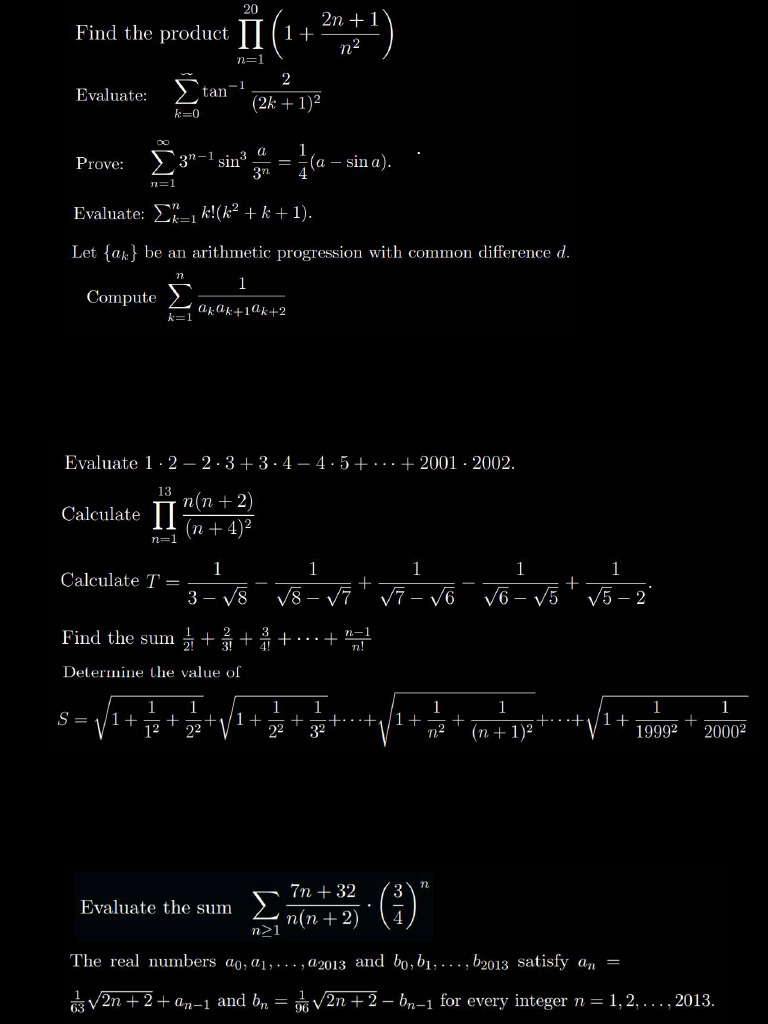 PnS-Telescopic Series | PDF