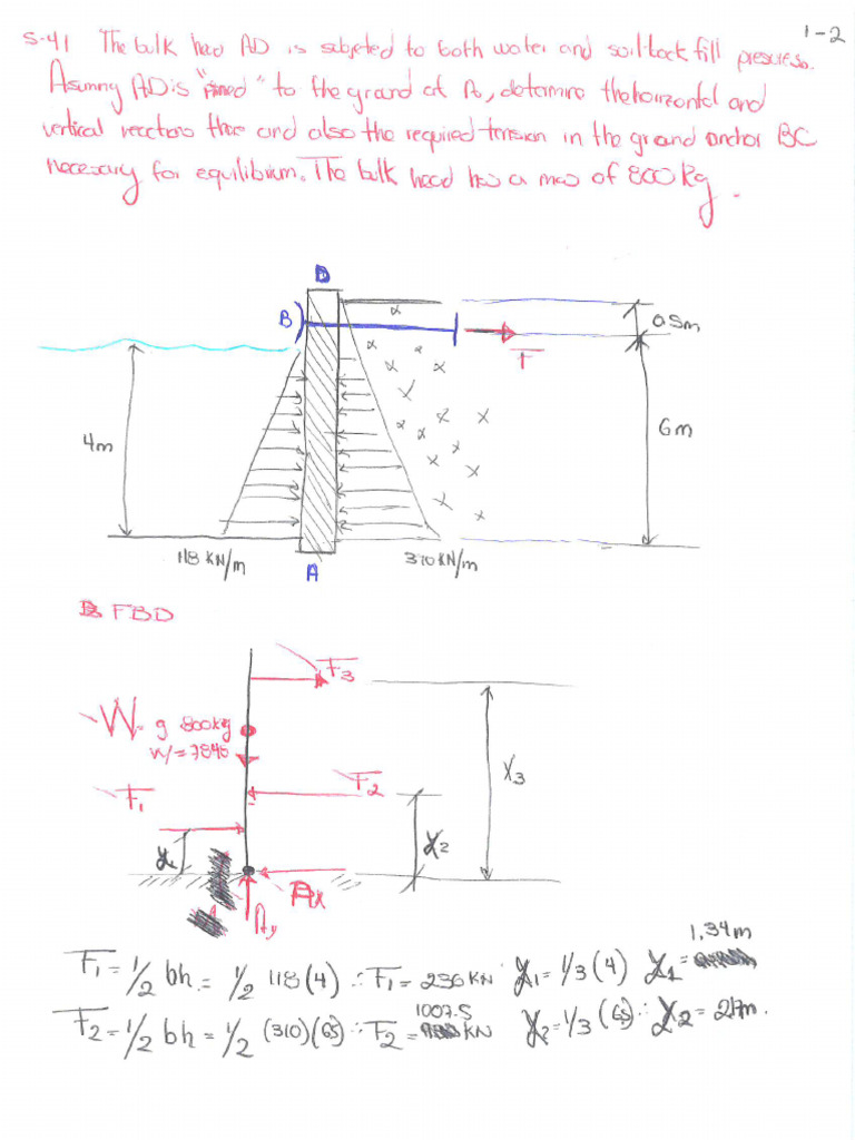 Hibbeler - Engineering Mechanics Statics - Chapter - 5 - P5.41 | PDF