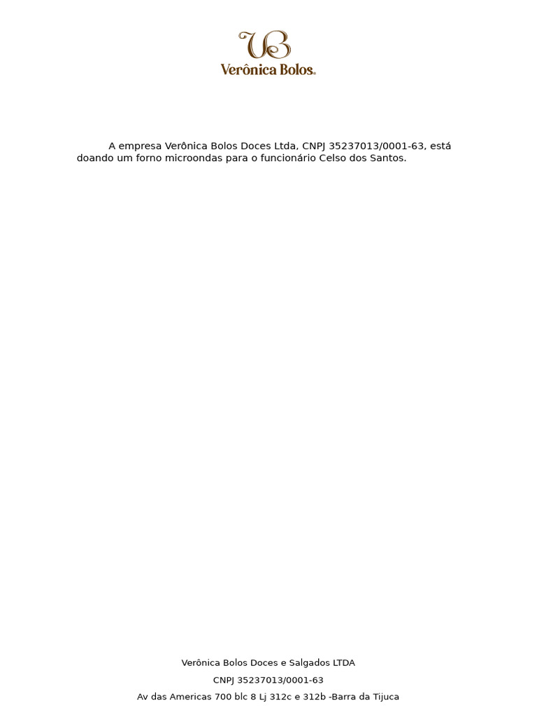 Carta Timbrada VB | PDF