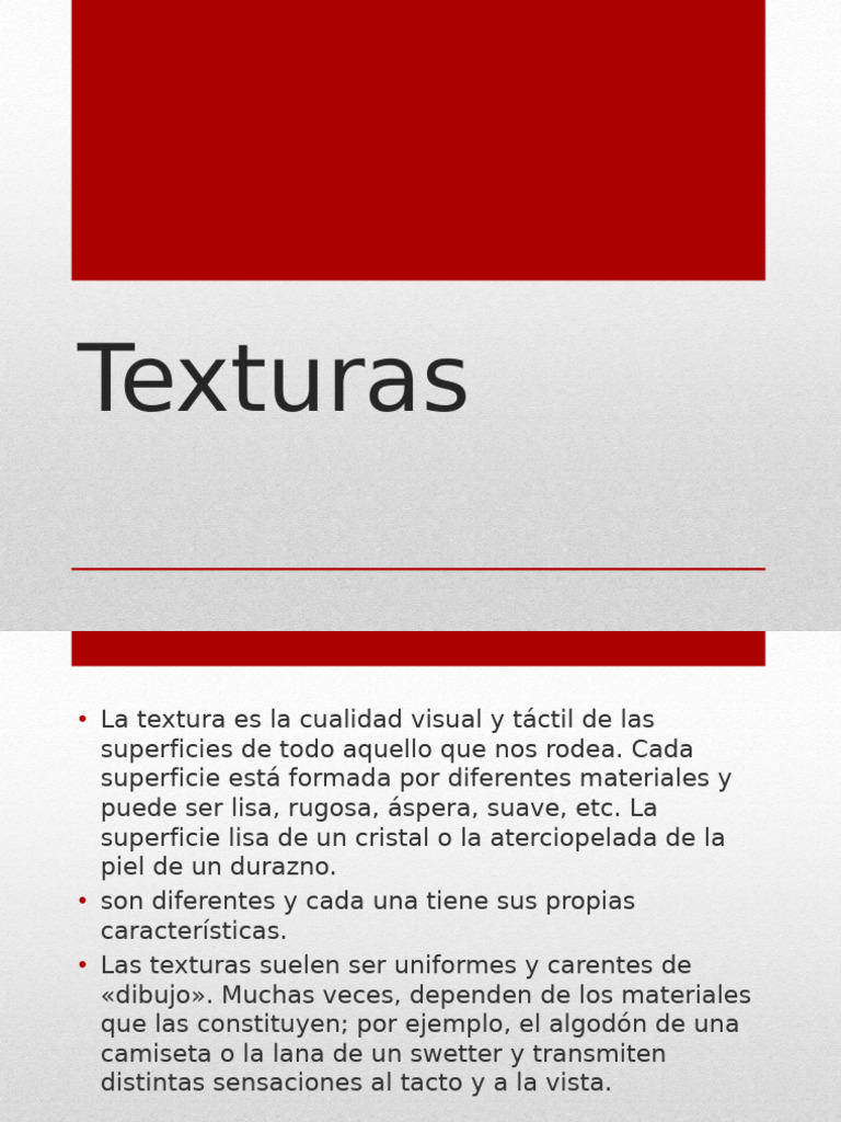 Texturas | PDF
