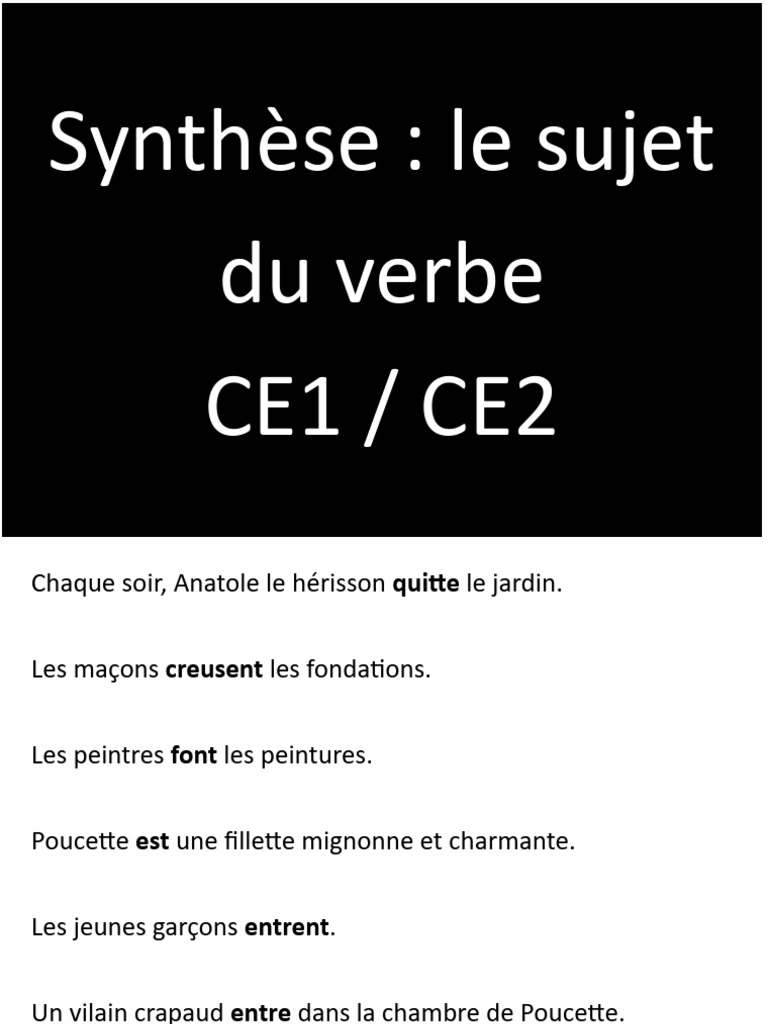 Synthèse 3 Tableau | PDF