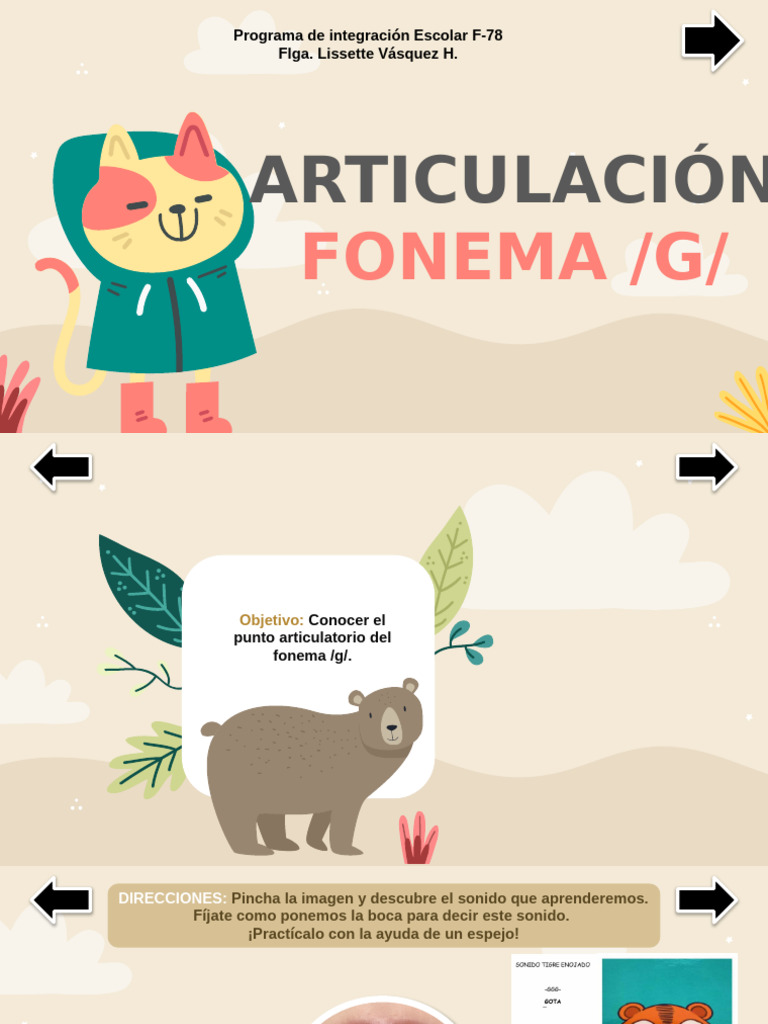 Fonema G | PDF