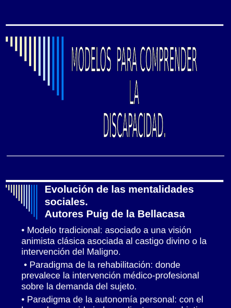 Conferencia Ii, Modelos de Discapacidad | PDF