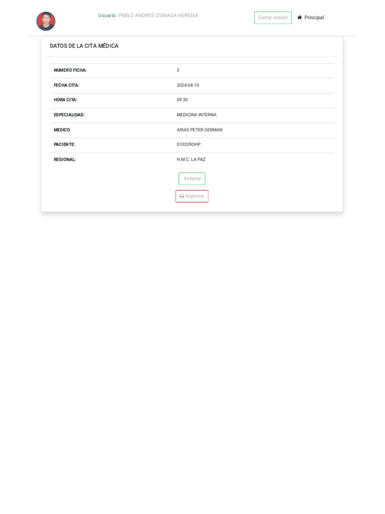 Ficha COSSMIL Osinaga | PDF