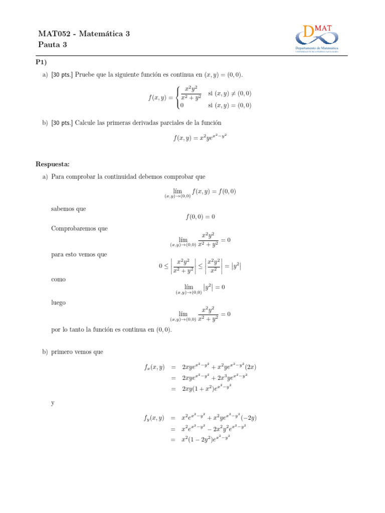 Control 3 Pauta | PDF