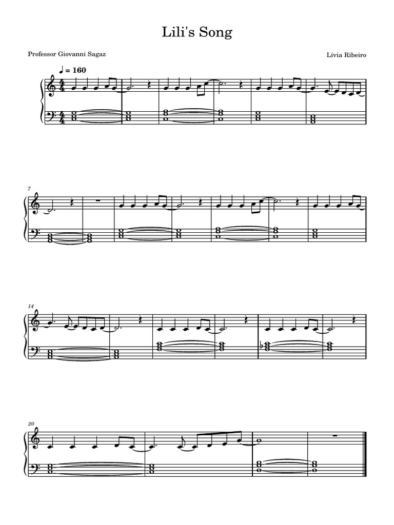 Lili's Song | PDF