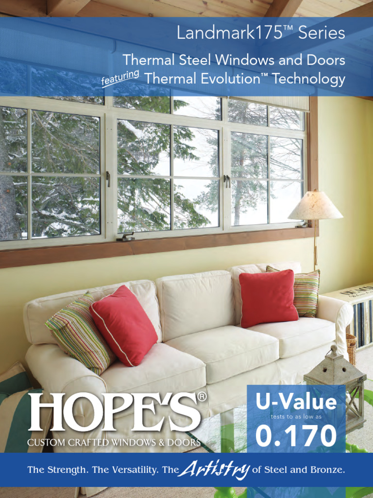 HOPES Landmark175 Series Thermal Steel Windows & Doors | PDF