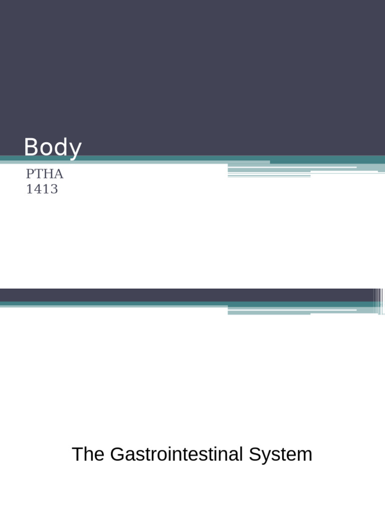 Body Systems | PDF