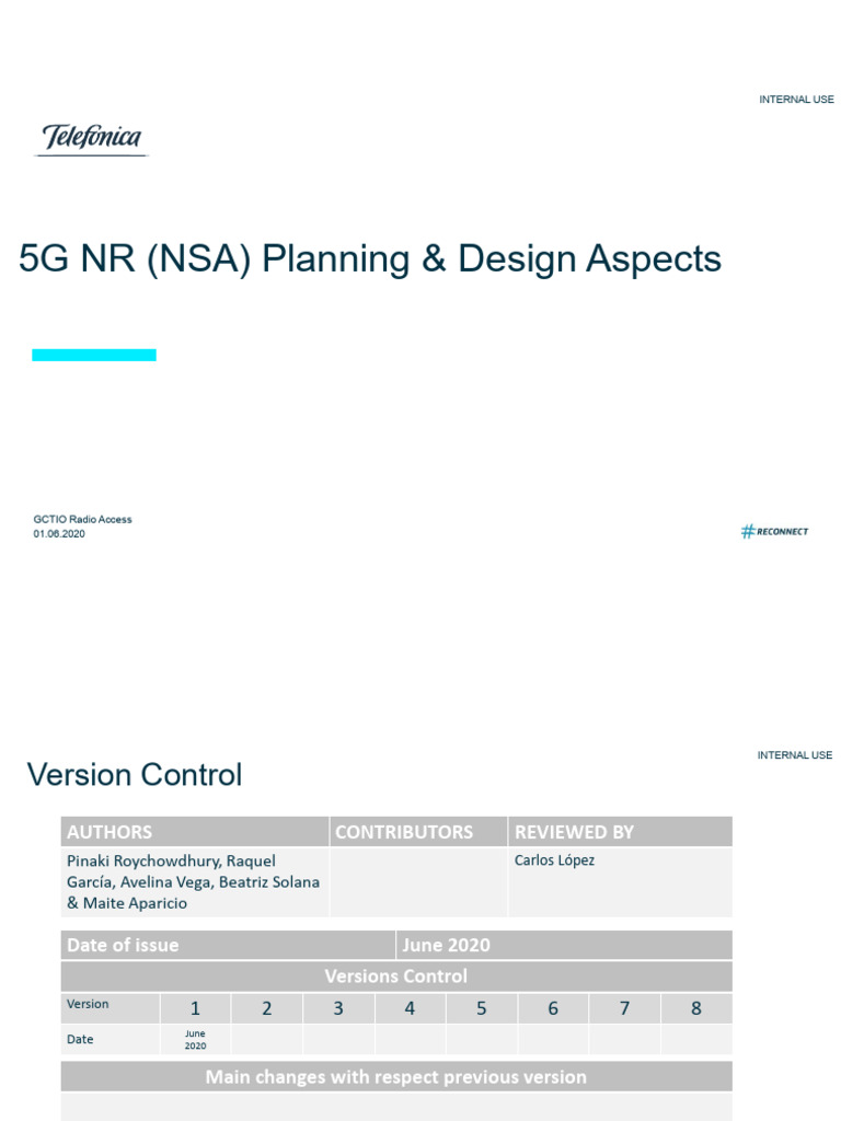 5G - NSA Planning & Design | PDF
