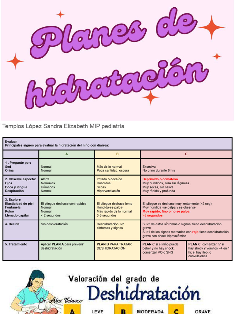 Planes de Hidratación | PDF | Deshidración | Yogur