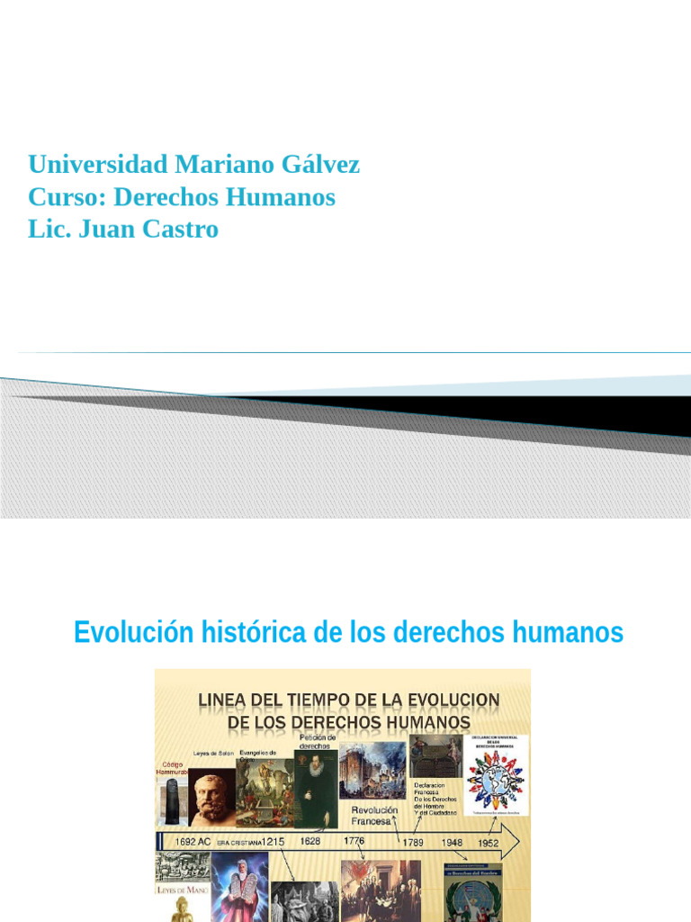 Evolución Histórica de Los Derechos Humanos | PDF