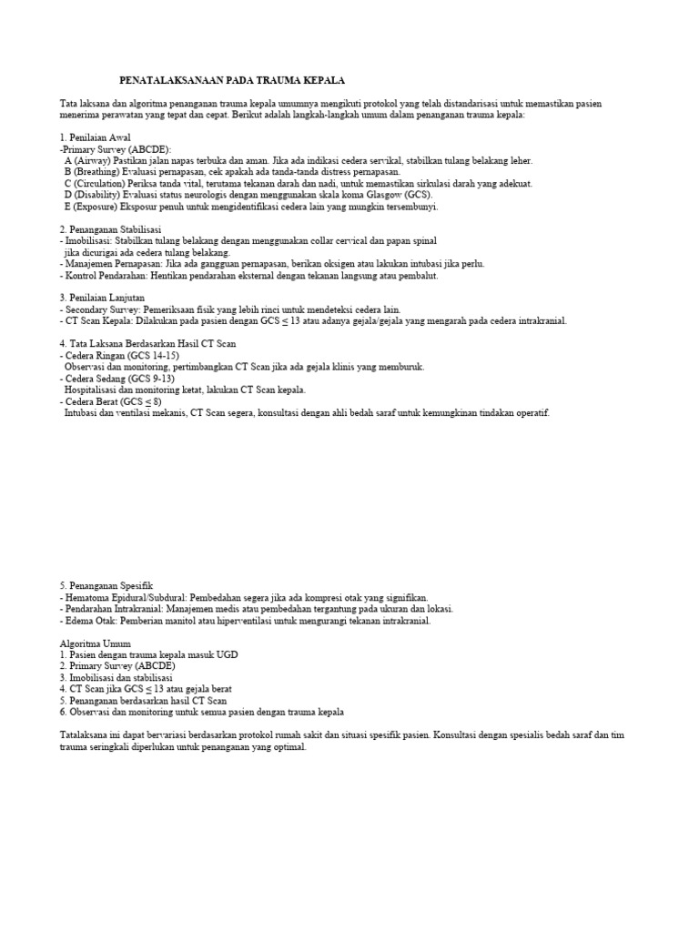 tata-laksana-dan-algoritma-penanganan-trauma-kepala-pdf