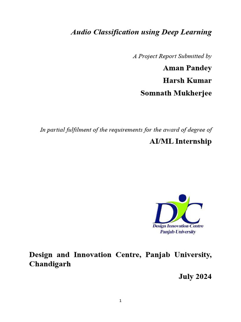 Deep Learning Audio Classification | PDF | Artificial Neural Network | Deep Learning