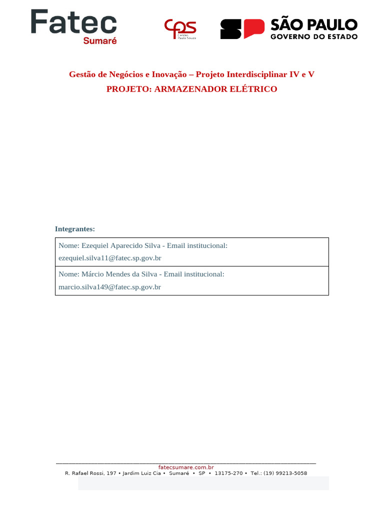 Modelo - PI (V e VI) 1 | PDF