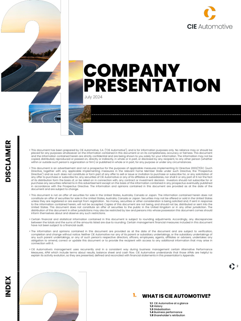 Company Presentation | PDF