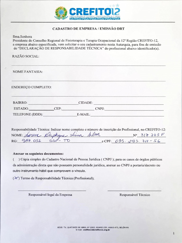 Emissão DRT HDR | PDF