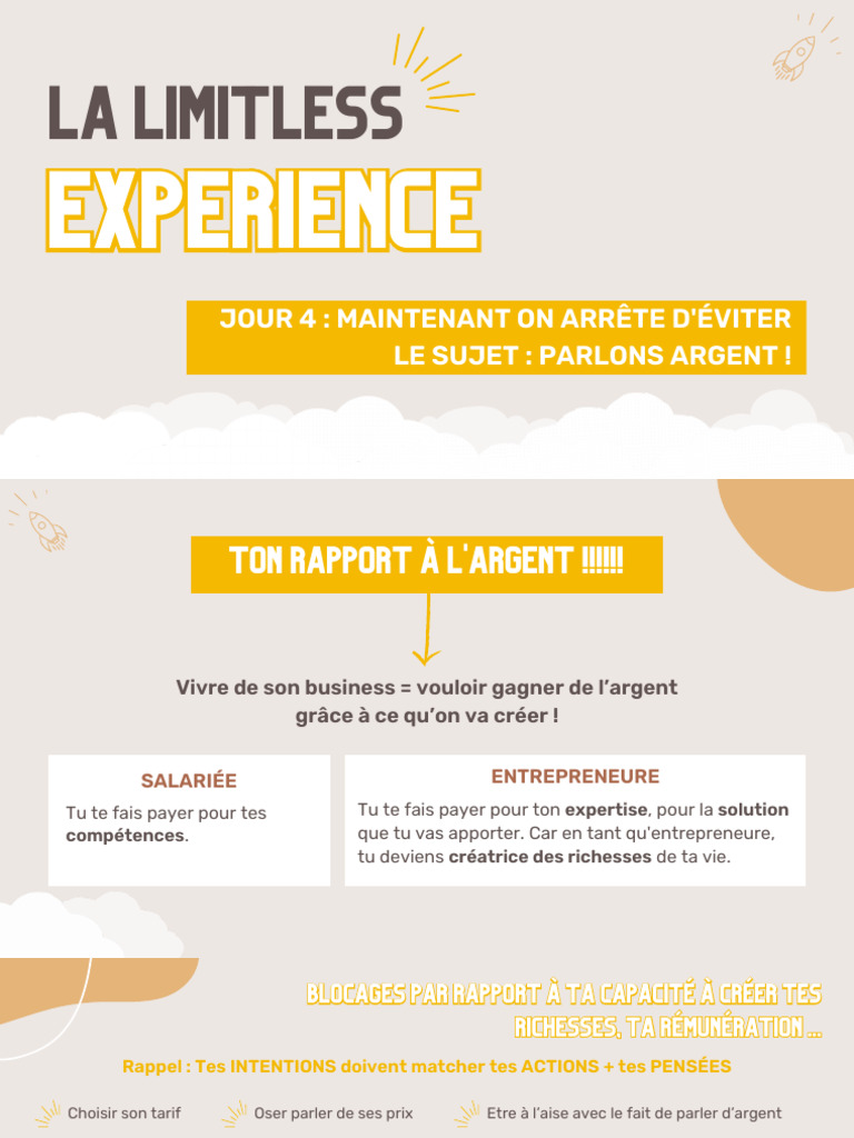 Presentation Limitless Experience J4 | PDF