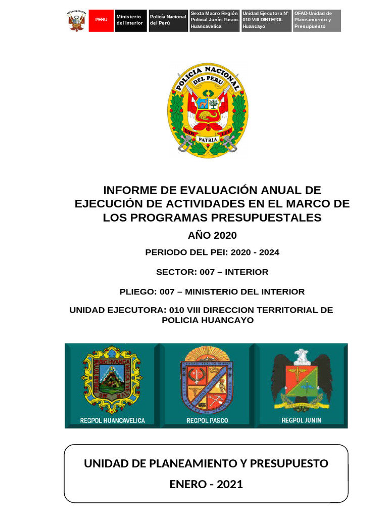 Informe de Ejecución de Actividades en El Marco de Los Programas Presupuestales__iv Trimestre Af ...
